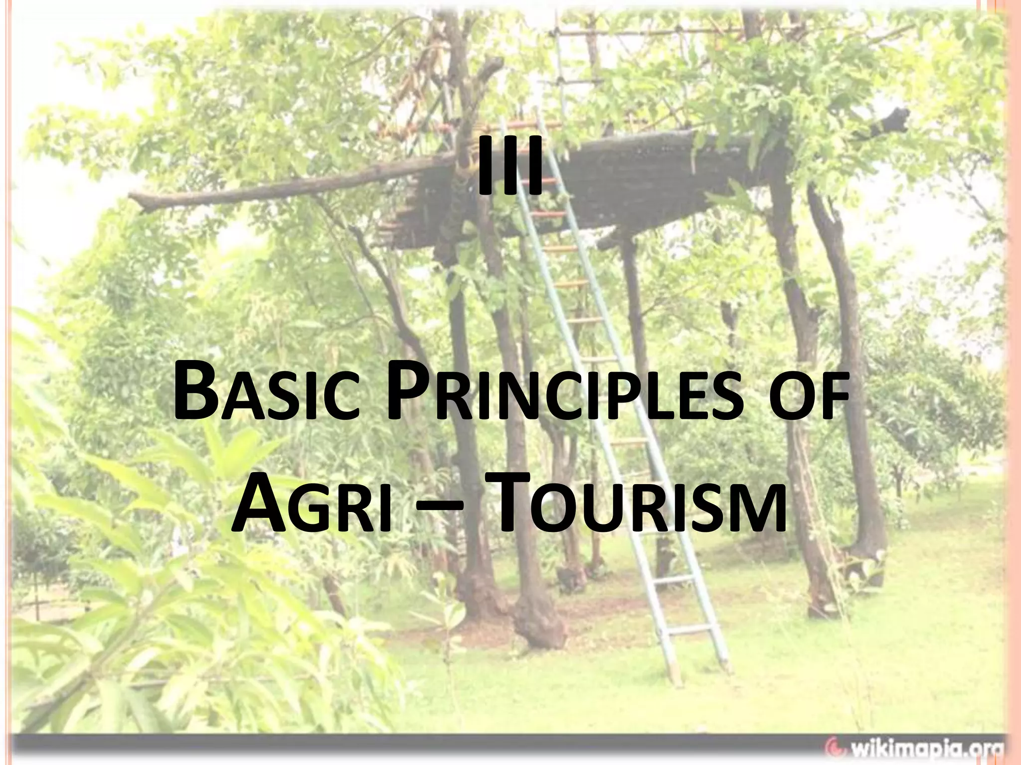 Agro tourism scope and opportunities for the farmers in india by vinay ...
