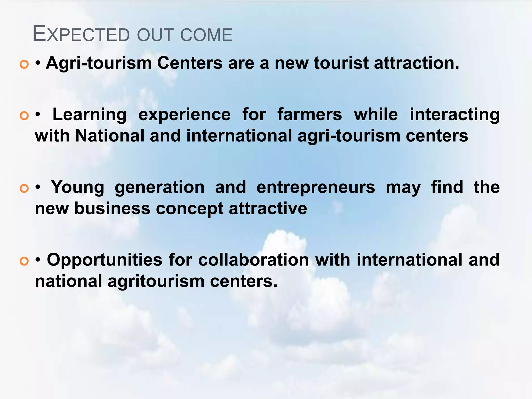 Agro tourism scope and opportunities for the farmers in india by vinay ...