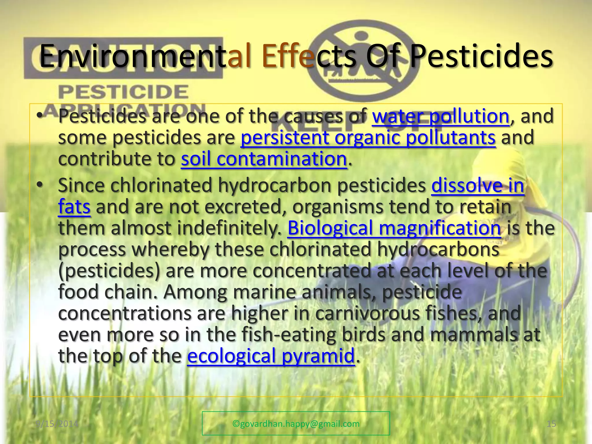 Pesticide Pollution | PPTX