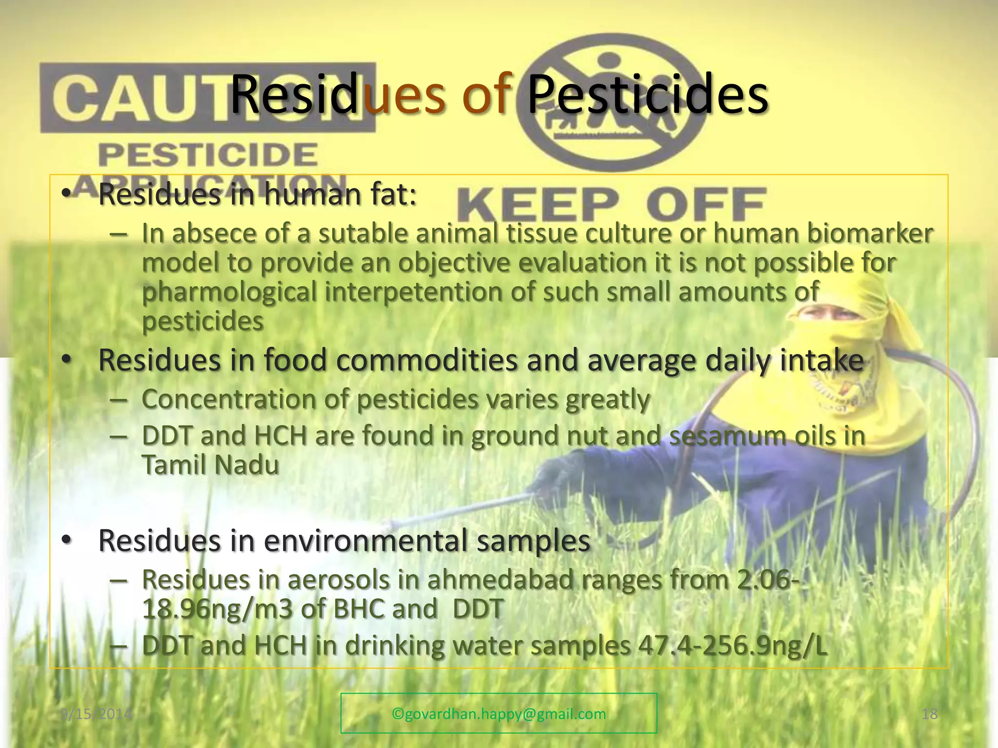 Pesticide Pollution | PPTX