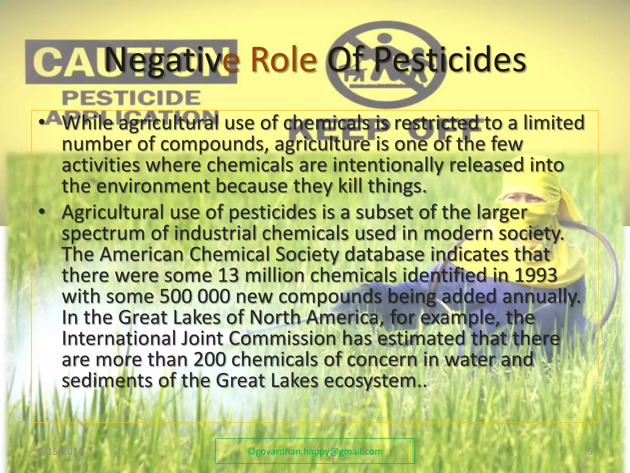 Pesticide Pollution | PPTX