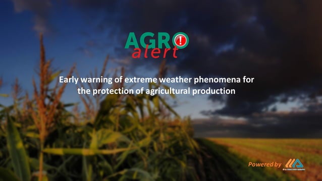 Agroalert: Early Warning for extreme weather Phenomena | PPTX | Agriculture | Industries