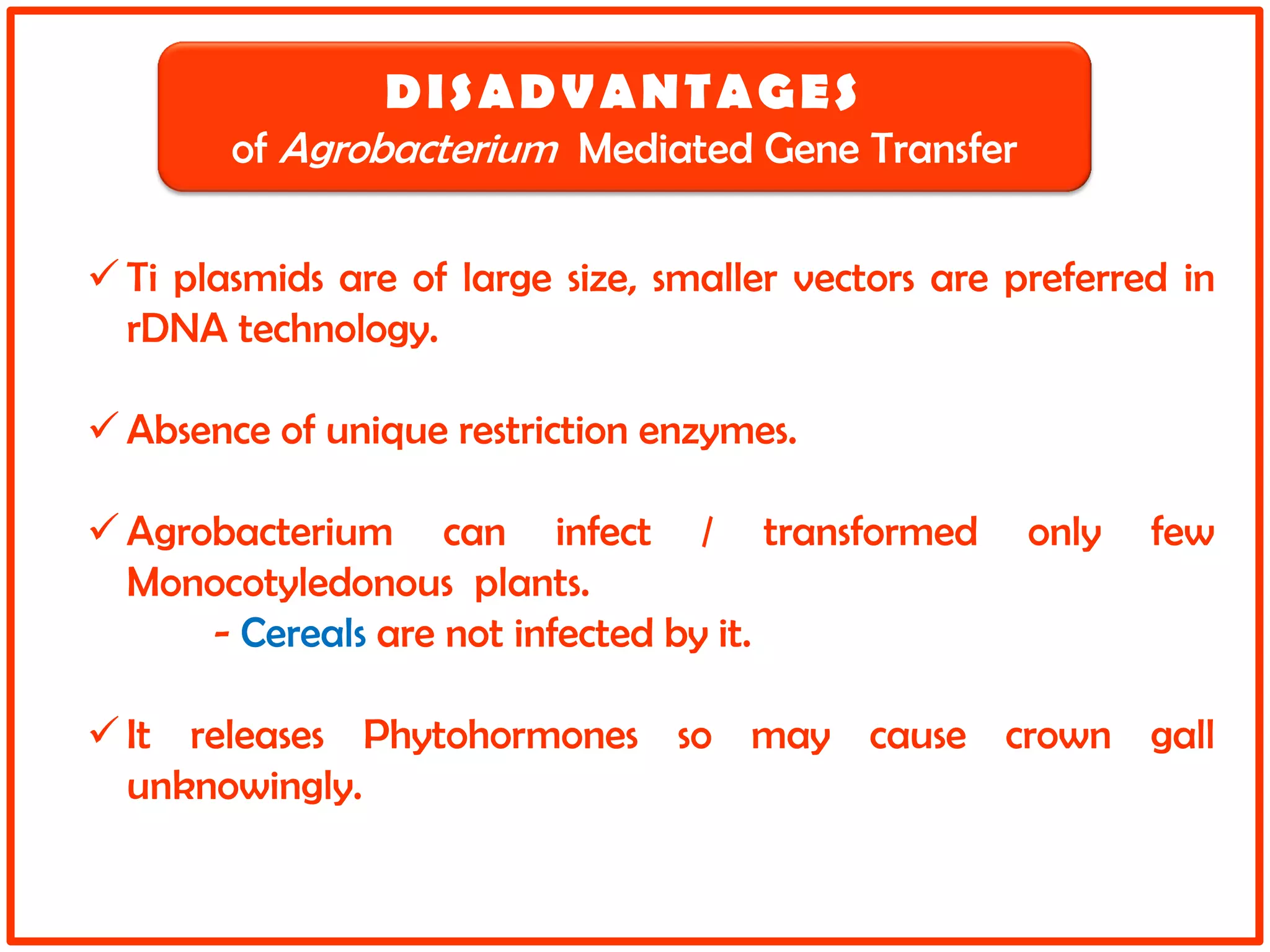 Agrobacterium MEDIATED GENE TRANSFER | PDF