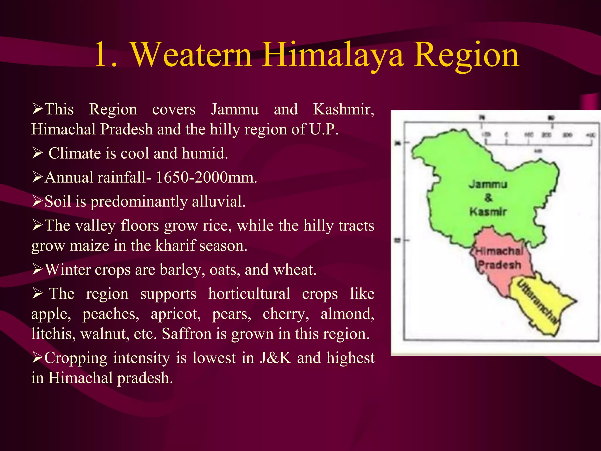 Lecture No. 3 Agroclimatic zones of india | PPTX