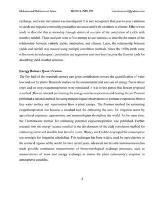 Agroclimatology | PDF