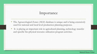 Agroecological zone in Bangladesh AEZ. | PPTX