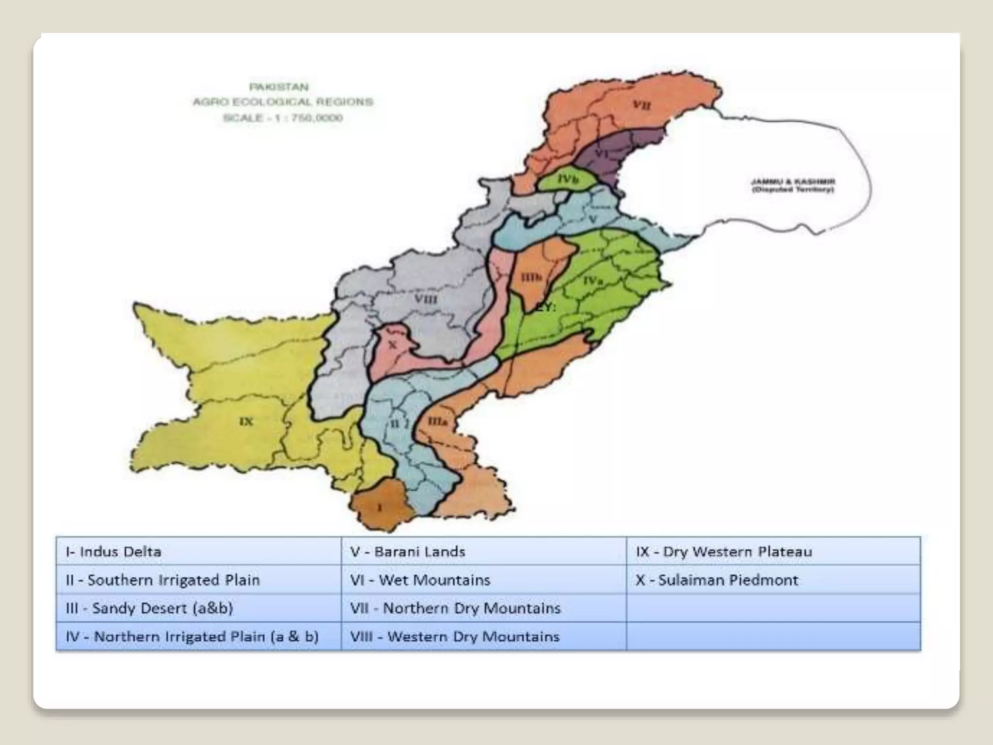 Agro ecological zones of pakistan By Mr Allah Dad Khan Visiting ...