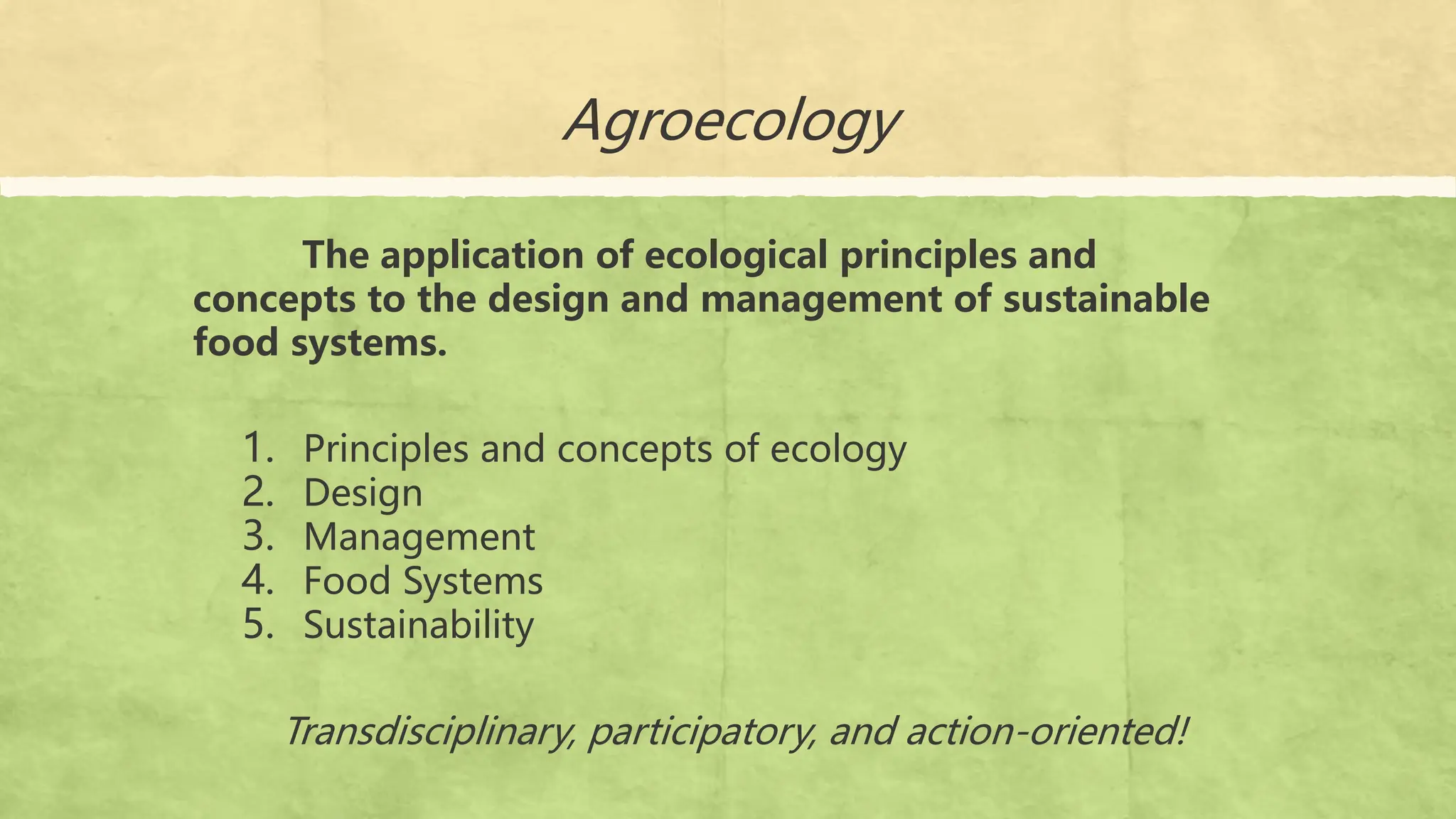 Agroecology for sustainability in vegetable crops .pptx