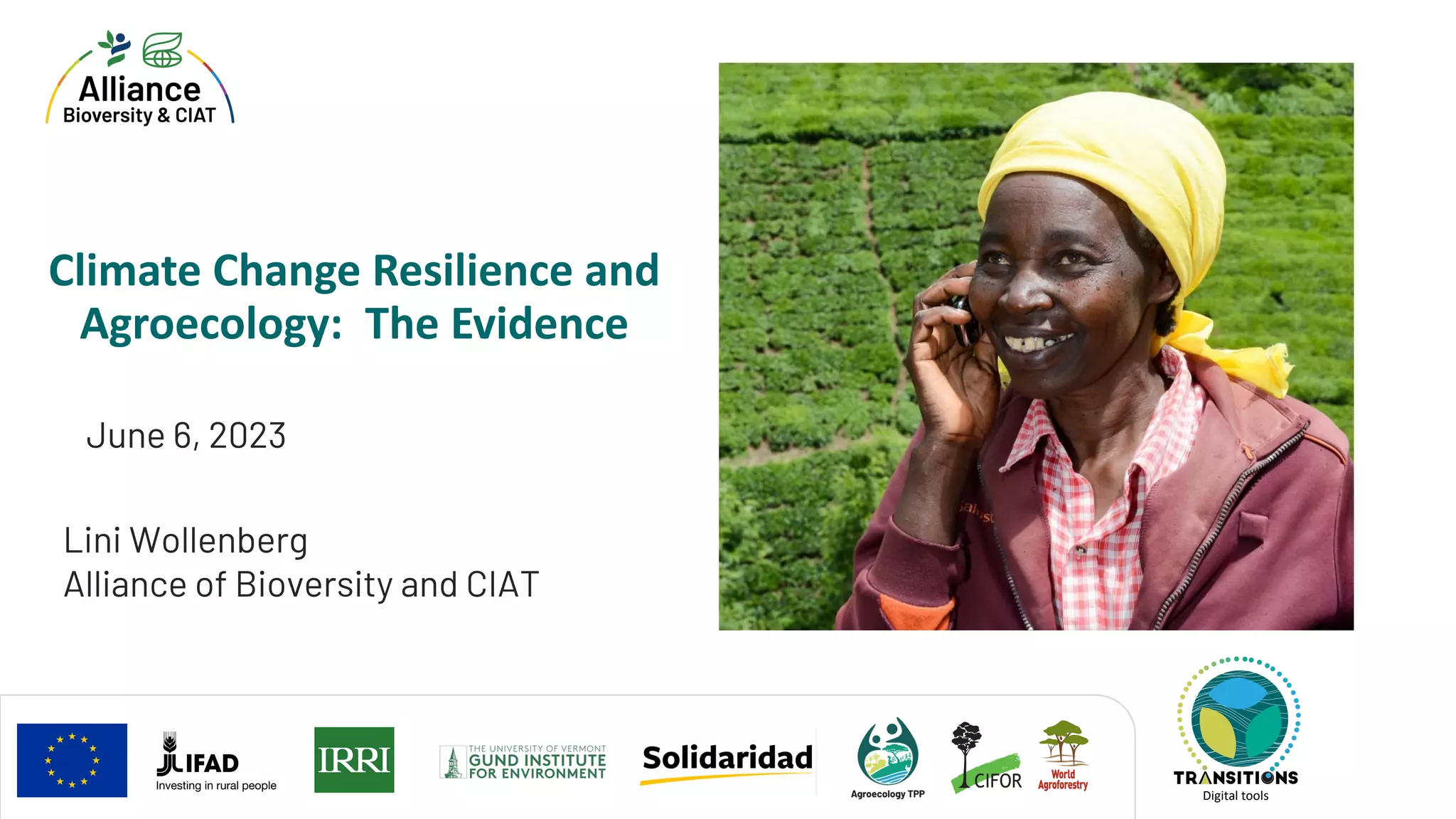 Climate Change Resilience and Agroecology: The Evidence | PPT Climate Change Resilience and Agroecology: The Evidence | PPT