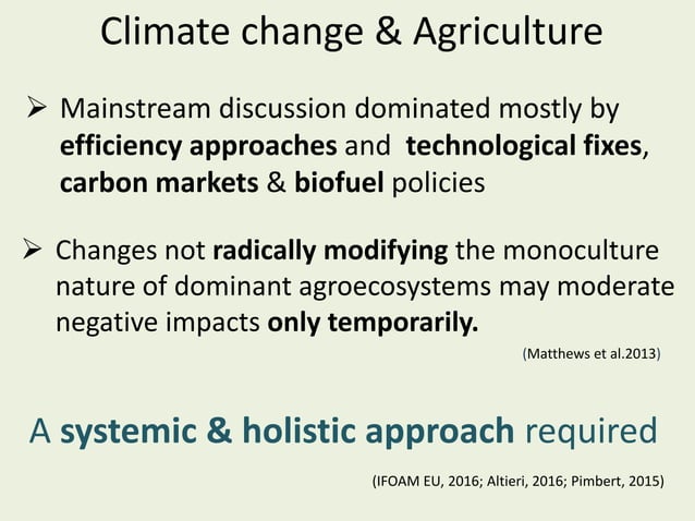 “Diversify & minimize”: Agroecological approaches for greenhouse gases ... “Diversify & minimize”: Agroecological approaches for greenhouse gases ...