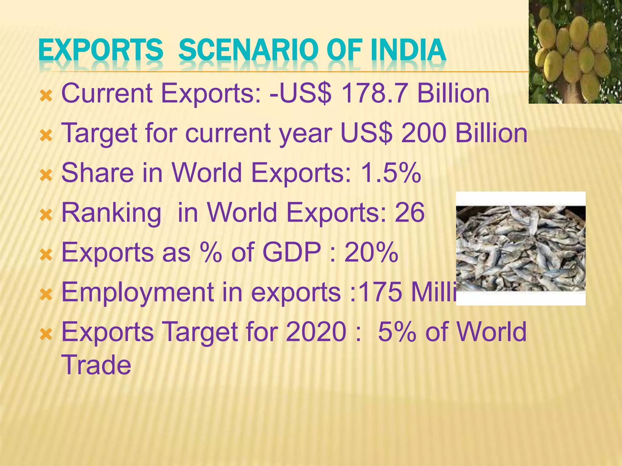 Agro exports potential | PPTX