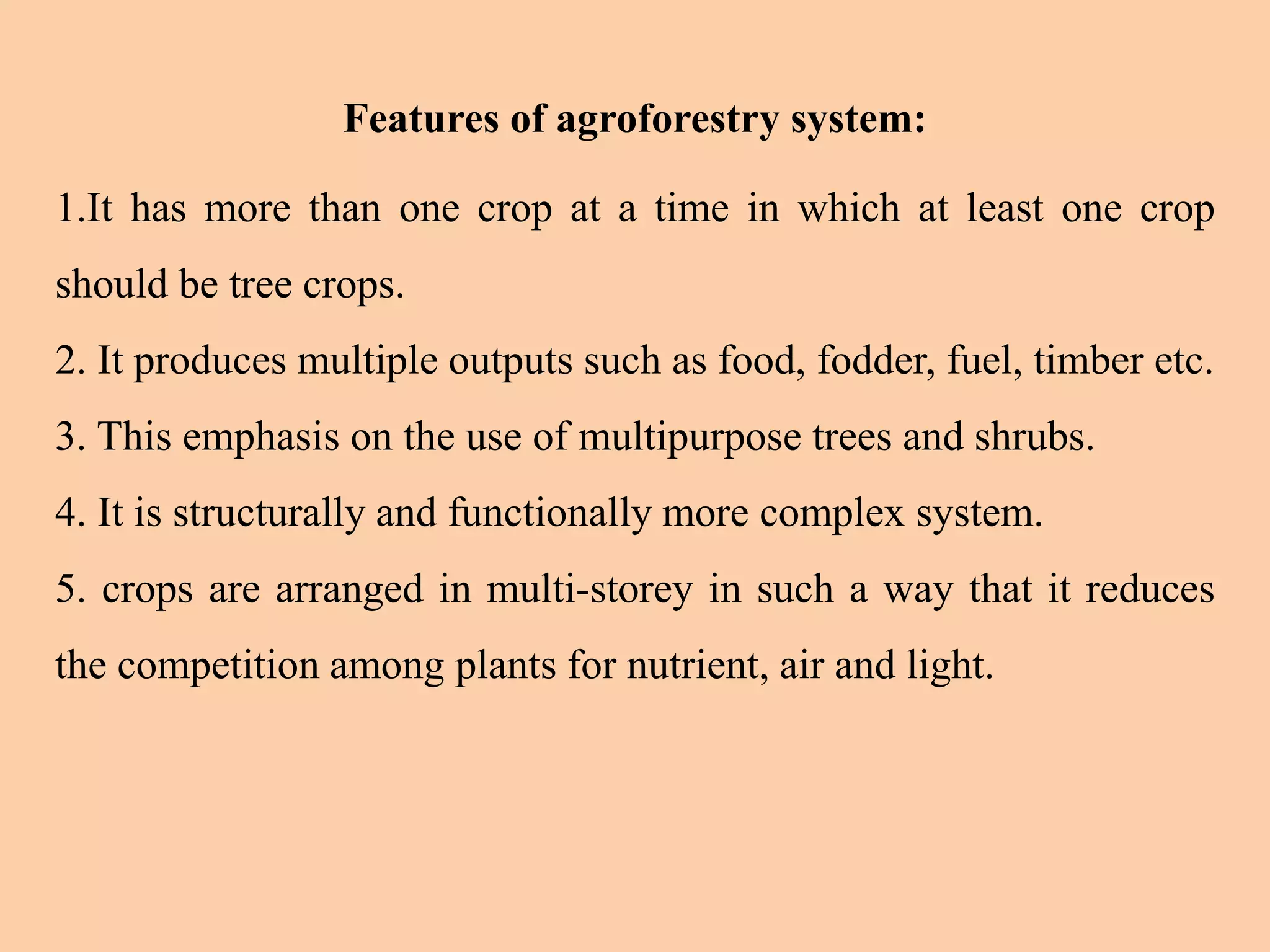 Agroforestry | PPTX