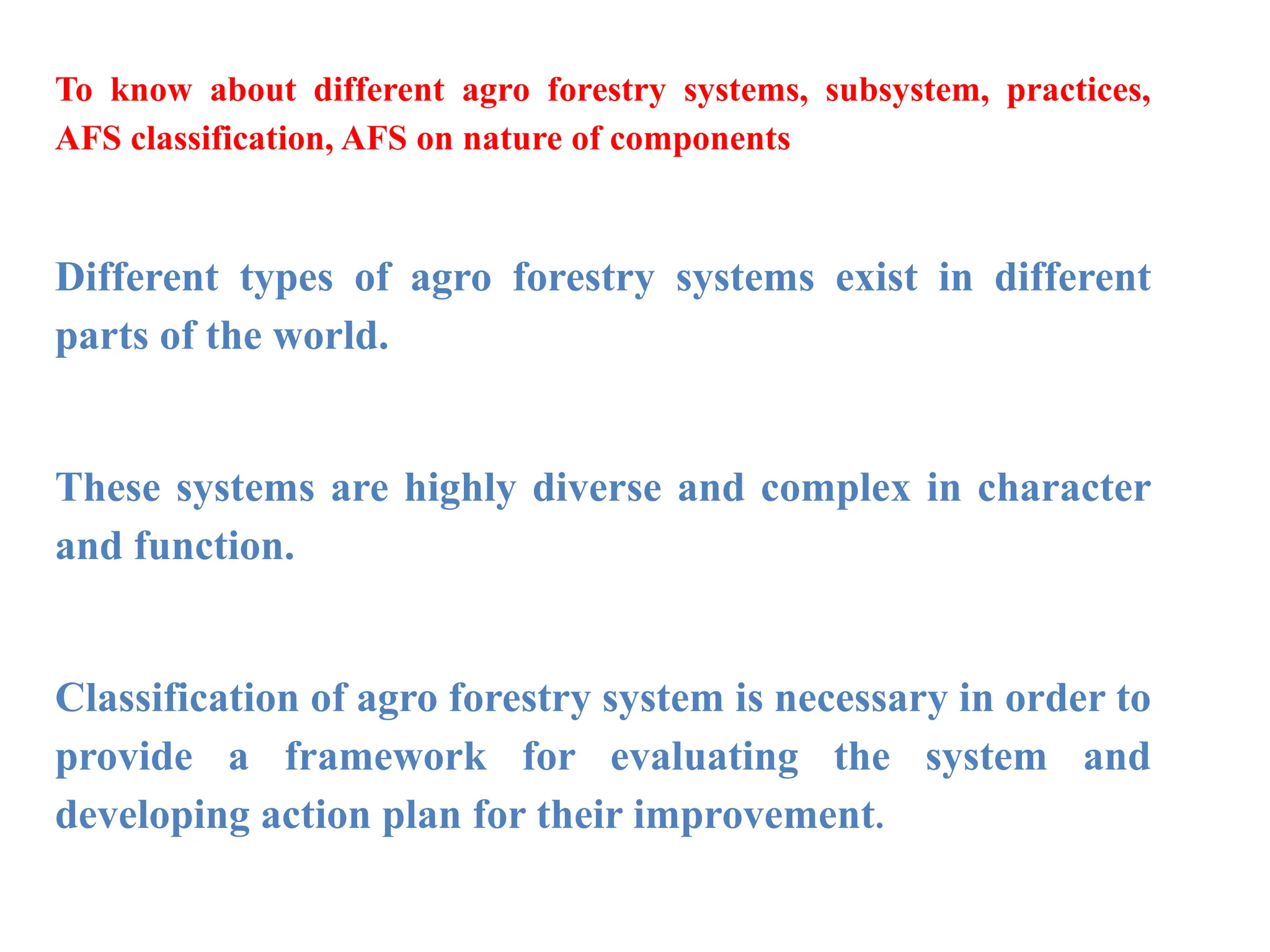 Agro forestry , definition and importance | PPTX