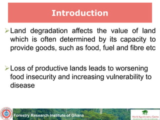 Sustainable land management for improved livelihoods and environmental ...