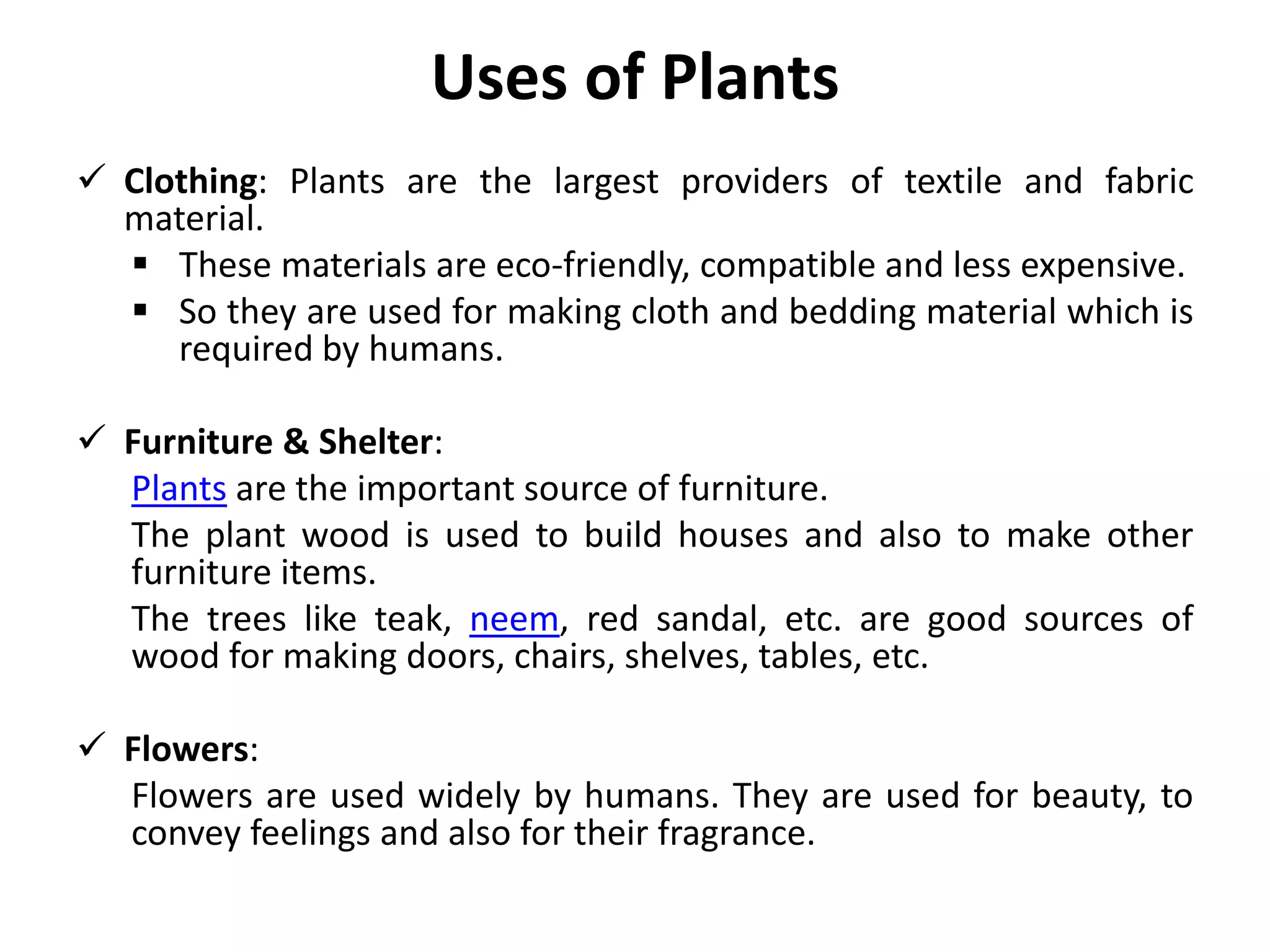 Agroforestry plant products and uses | PPTX