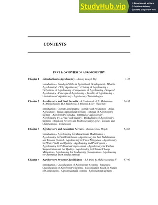 AGROFORESTRY THEORY AND PRACTICES | PDF