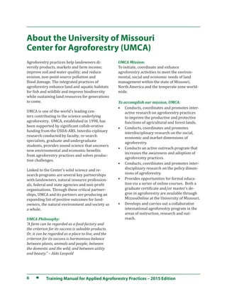 Agroforestry Training Manual 2015 | PDF