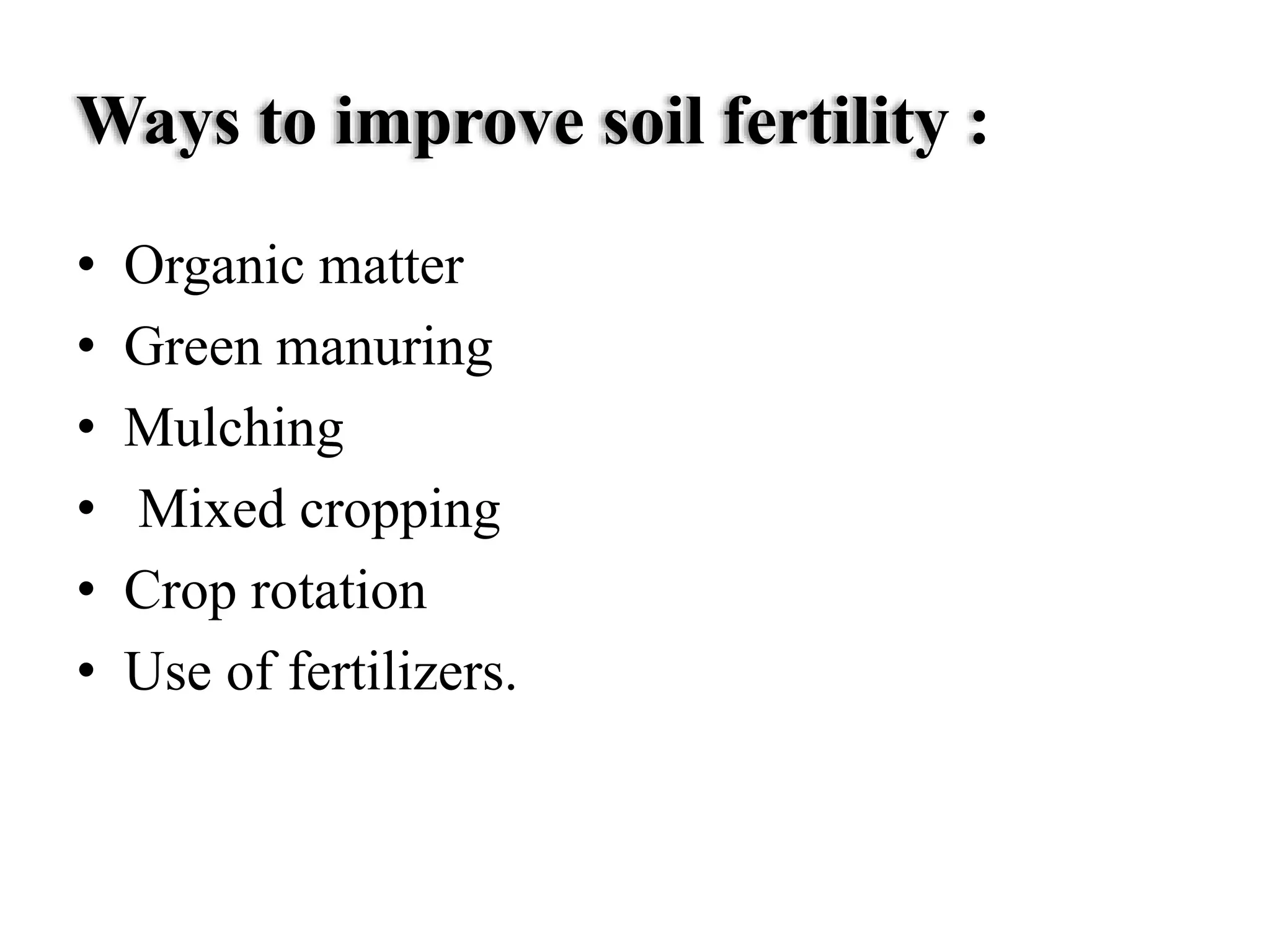 soil fertility and nutrient cycle | PPTX