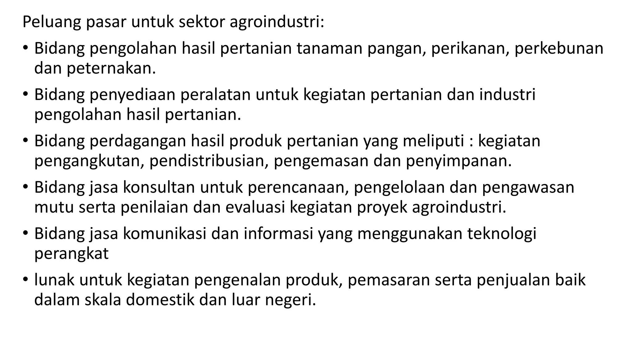 Agroindustri | PPTX
