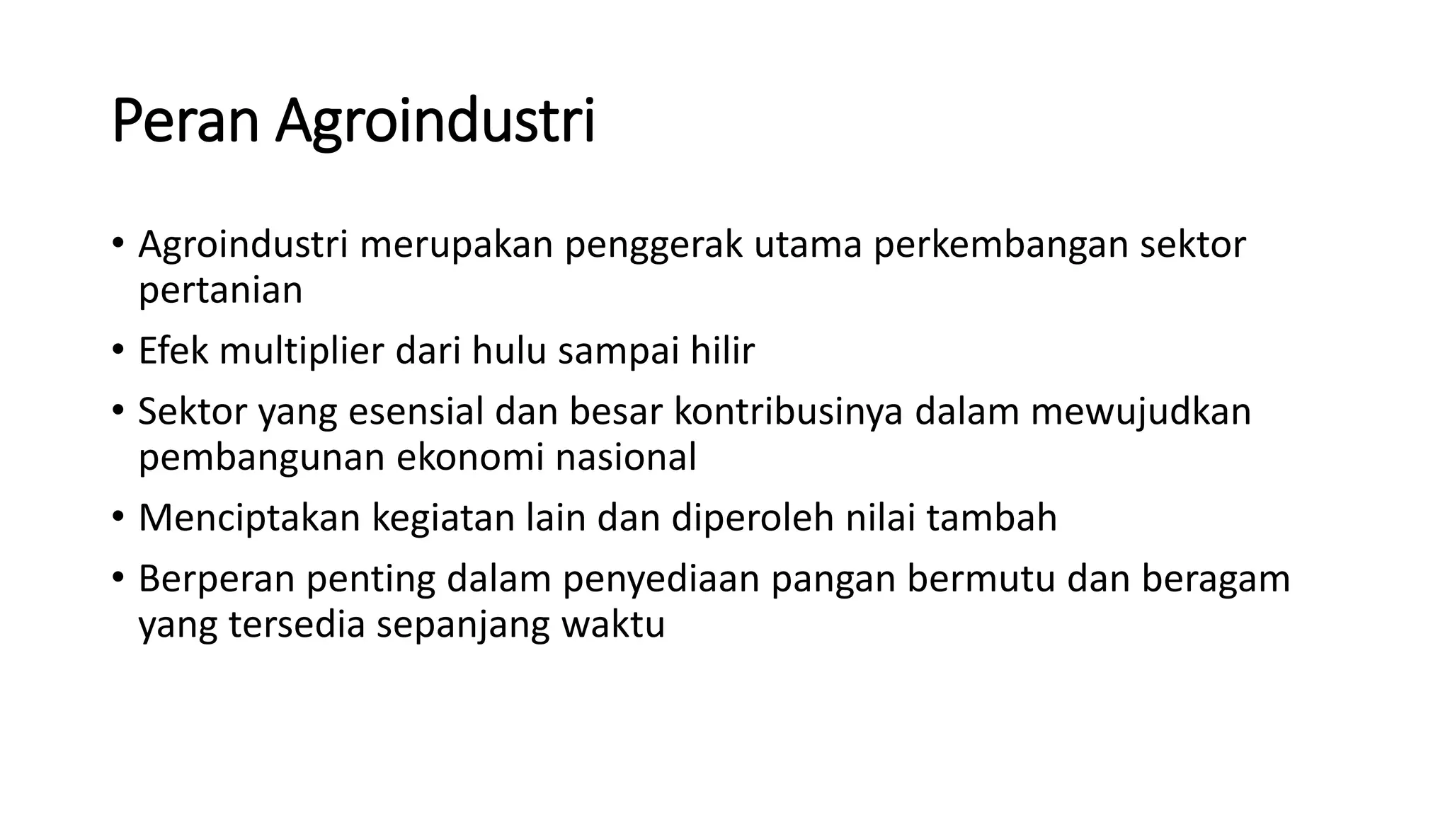 Agroindustri | PPTX