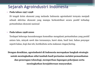 Agroindustri | PPTX