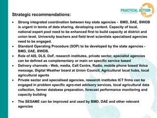 Agro-Meteorological Advisory Service in Bangladesh -syed mahmud hasan | PPT