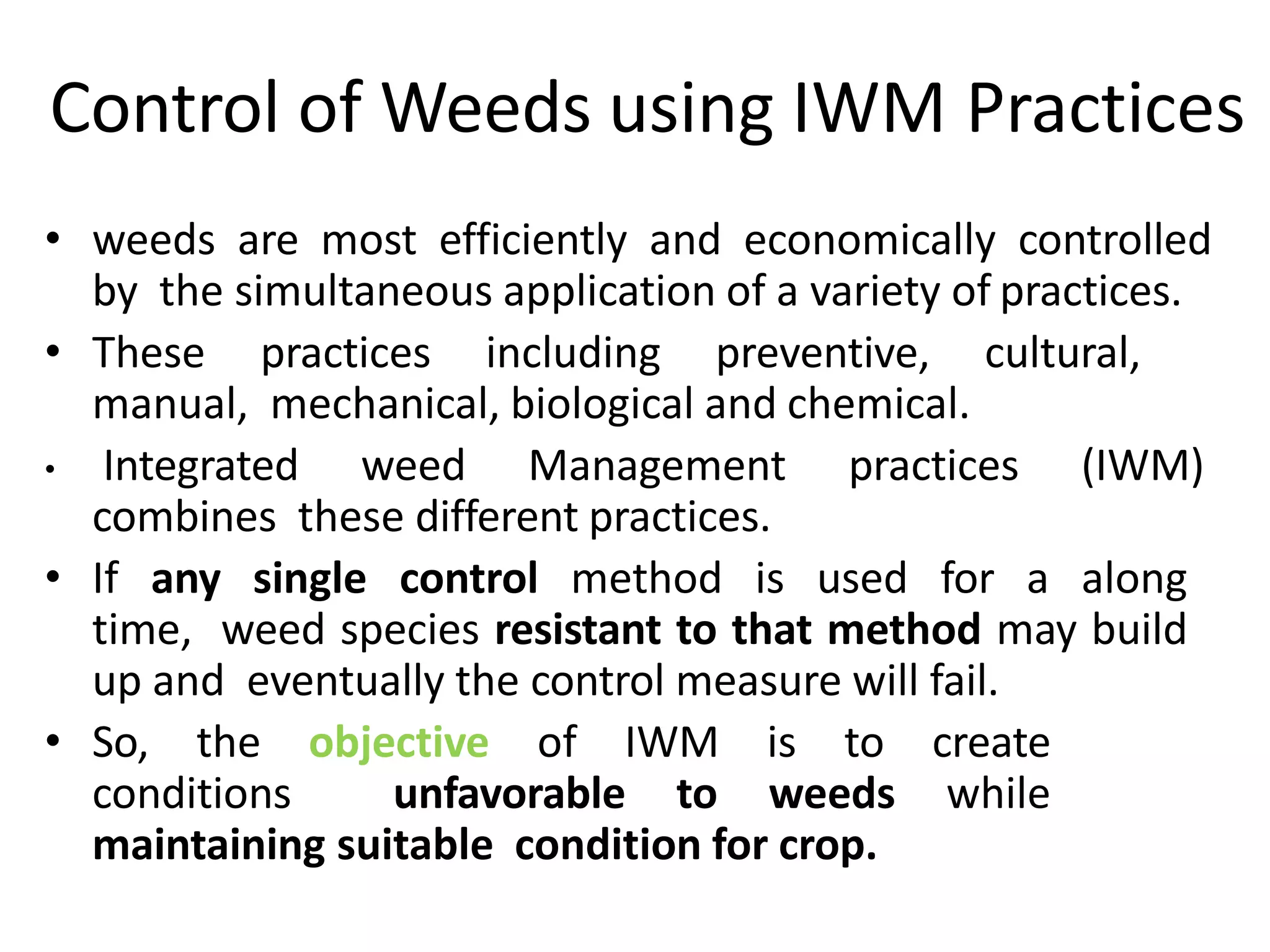 weed management in transplanted rice | PPTX