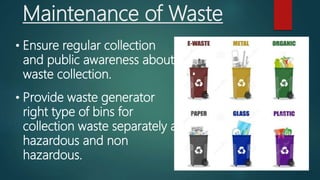 Waste management maintainance method and safety hazards and software ...