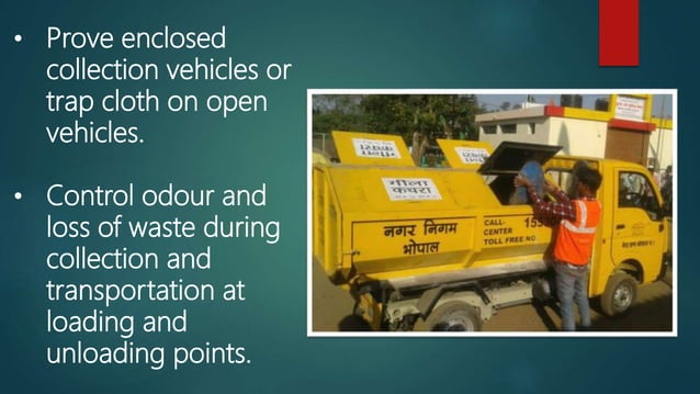 Waste management maintainance method and safety hazards and software ...