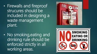 Waste management maintainance method and safety hazards and software ...