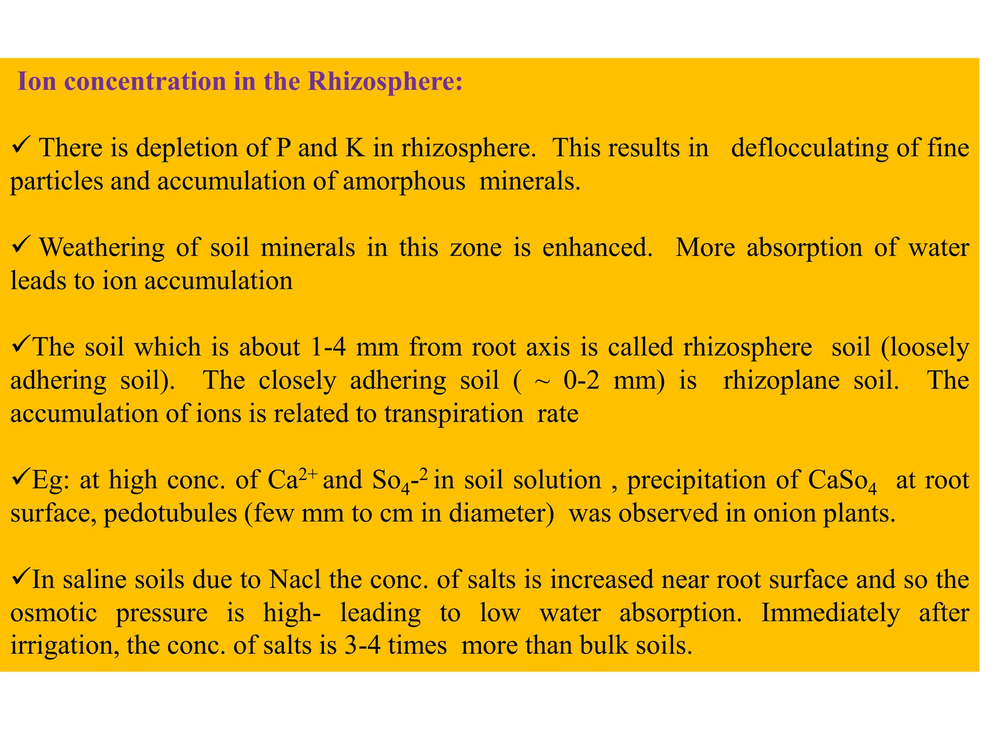 Soil plant relationships and soil atmosphere continuum | PDF