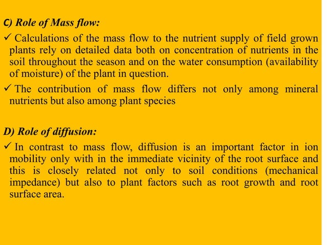 Soil plant relationships and soil atmosphere continuum | PDF ...