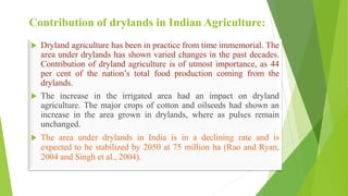 dryland farming problems and solutions | PPTX