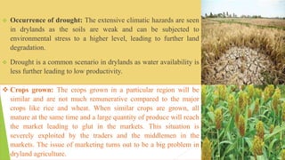 dryland farming problems and solutions | PPTX