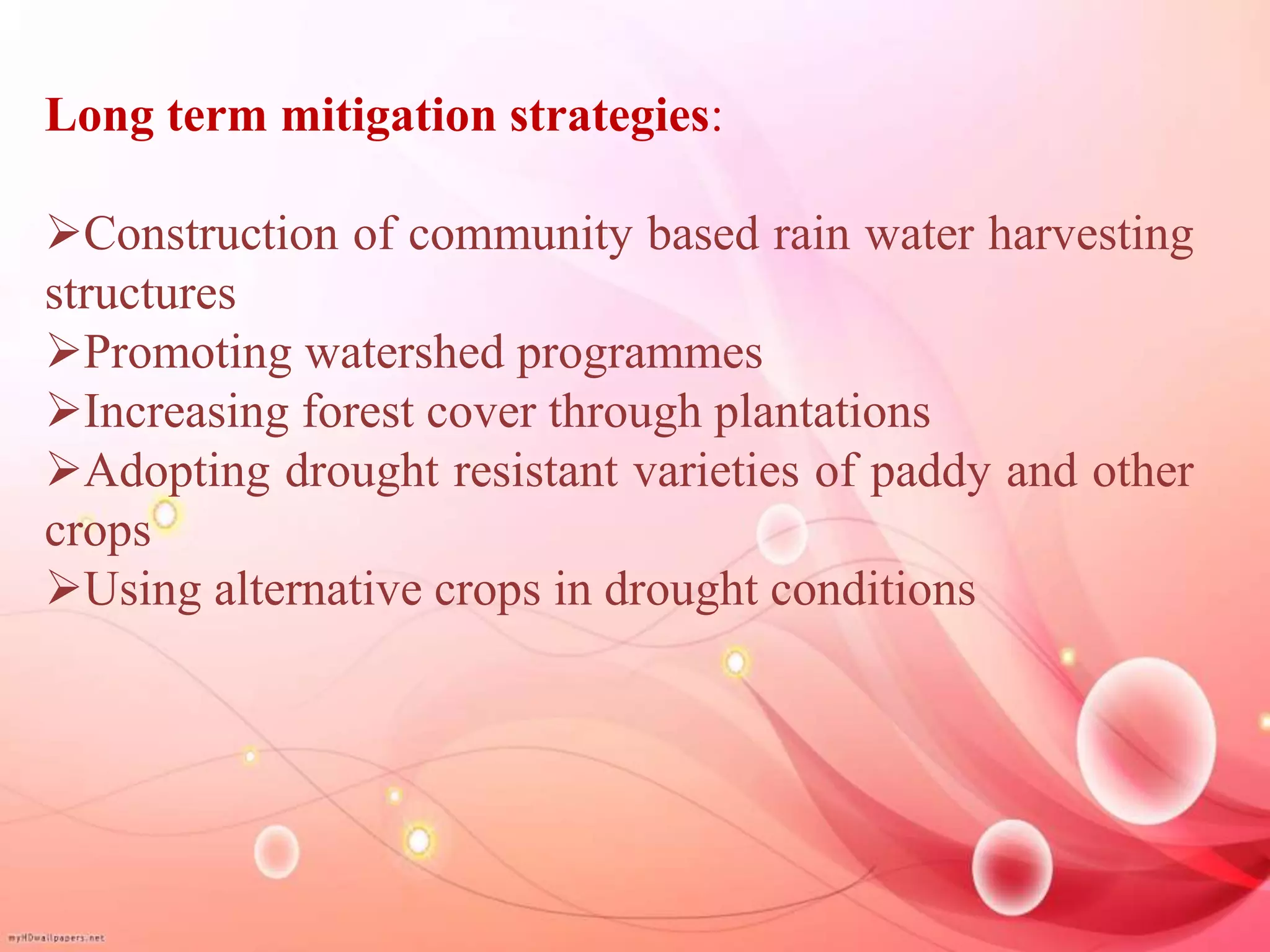 drought management strategies | PPTX