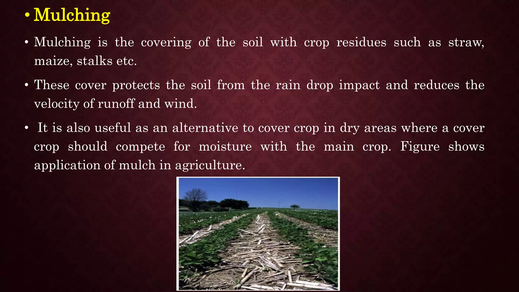 Agronomical measures to control soil erosion | PPTX