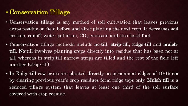 Agronomical measures to control soil erosion | PPTX | Agriculture ...