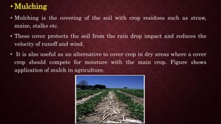 Agronomical measures to control soil erosion | PPTX