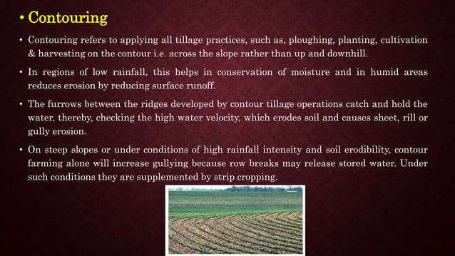 Agronomical measures to control soil erosion | PPTX | Agriculture ...