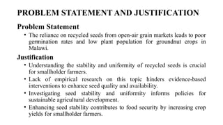 AGRONOMIC UNIFORMITY OF CG 11 VARIETY OF GROUNDNUT-STELLA MKUMPHA-3.pptx