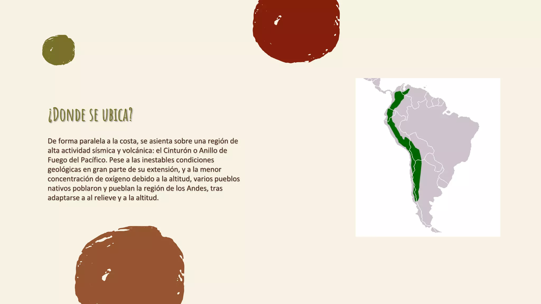 La cordillera de los Andes | PPT