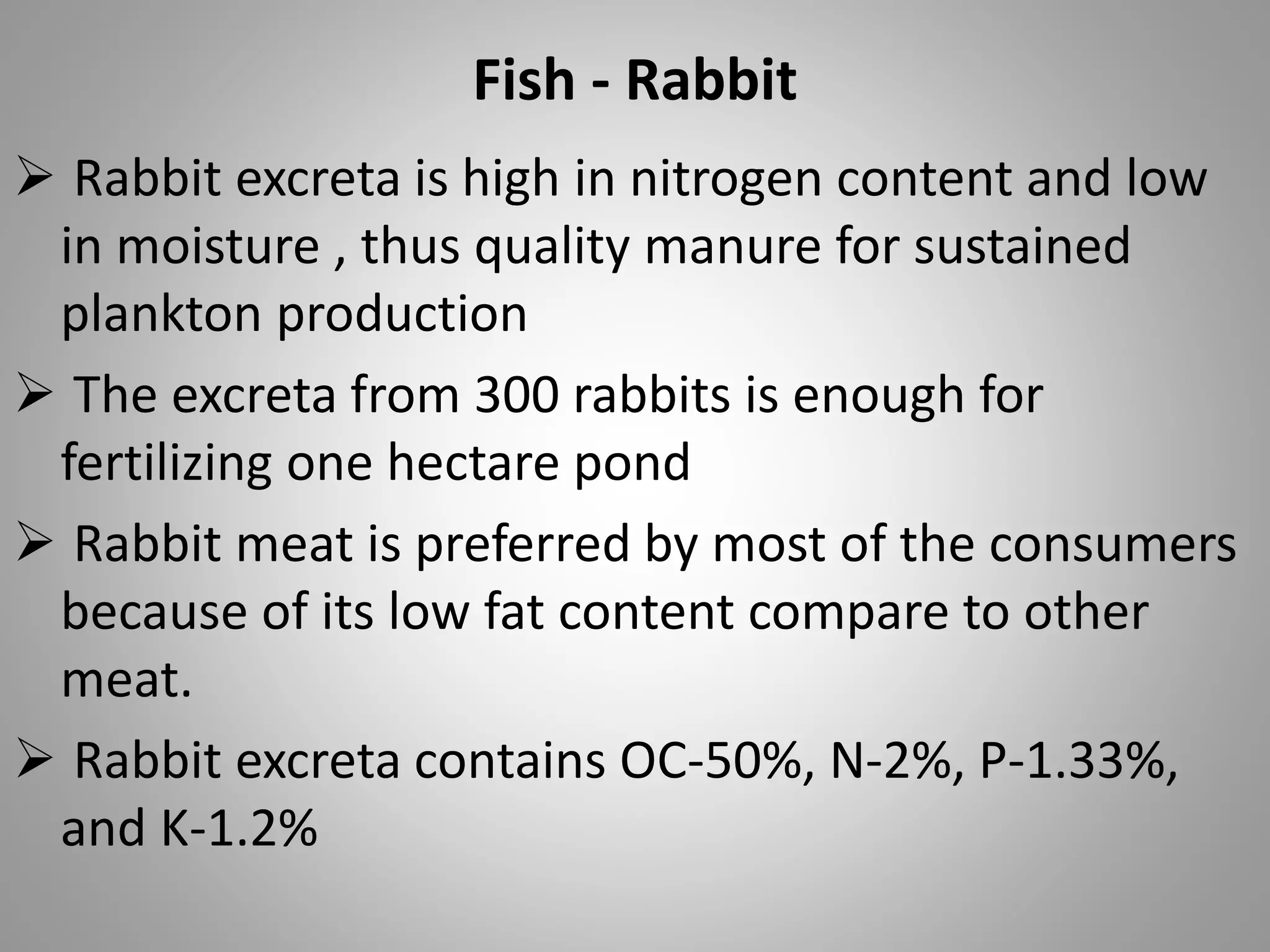 role of fisheries and pond management in IFS | PPTX
