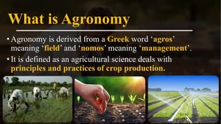 Introduction of agronomy important questions | PDF