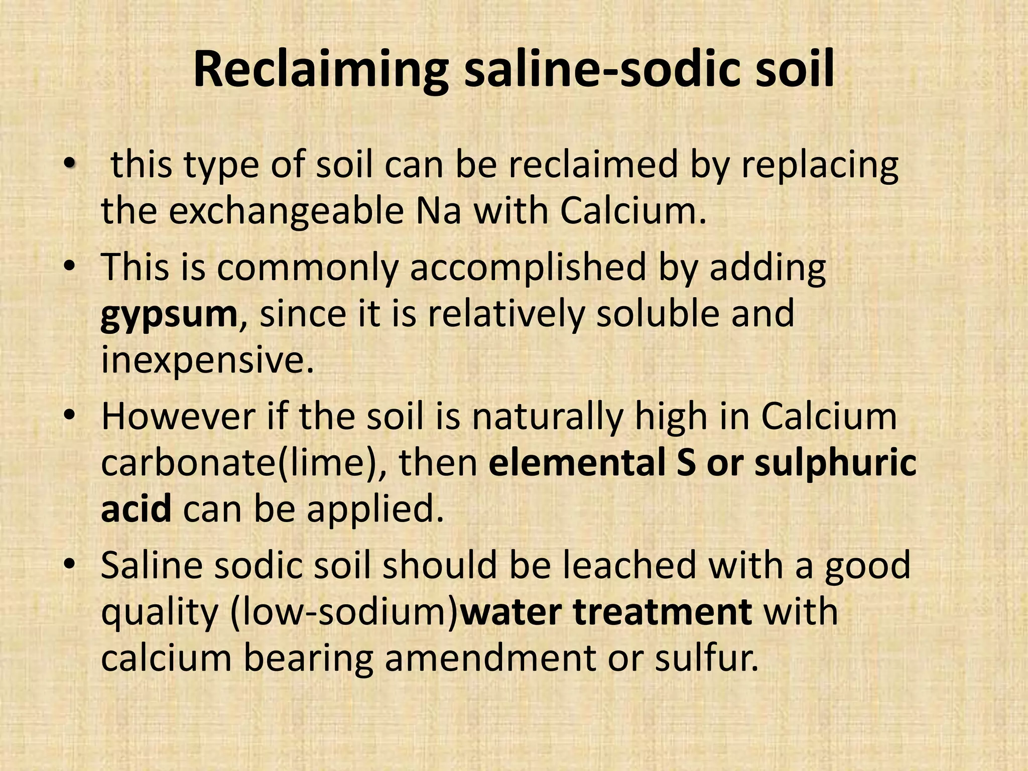 PROBLEM SOILS AND THEIR MANAGEMENT | PPTX