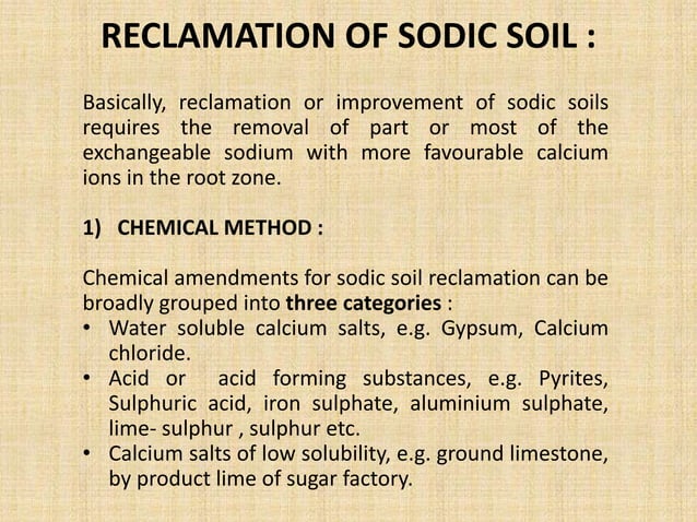 PROBLEM SOILS AND THEIR MANAGEMENT | PPTX | Agriculture | Industries