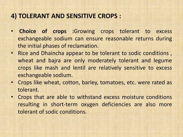 PROBLEM SOILS AND THEIR MANAGEMENT | PPTX | Agriculture | Industries