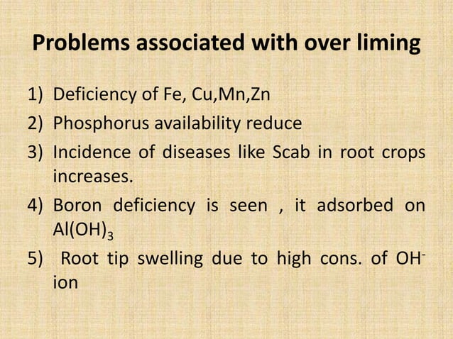 PROBLEM SOILS AND THEIR MANAGEMENT | PPTX | Agriculture | Industries