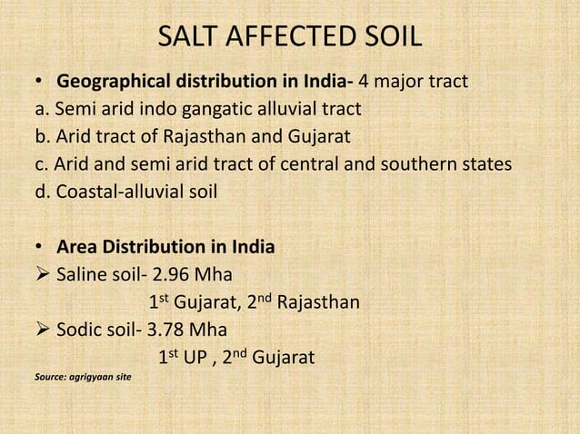 PROBLEM SOILS AND THEIR MANAGEMENT | PPTX | Agriculture | Industries