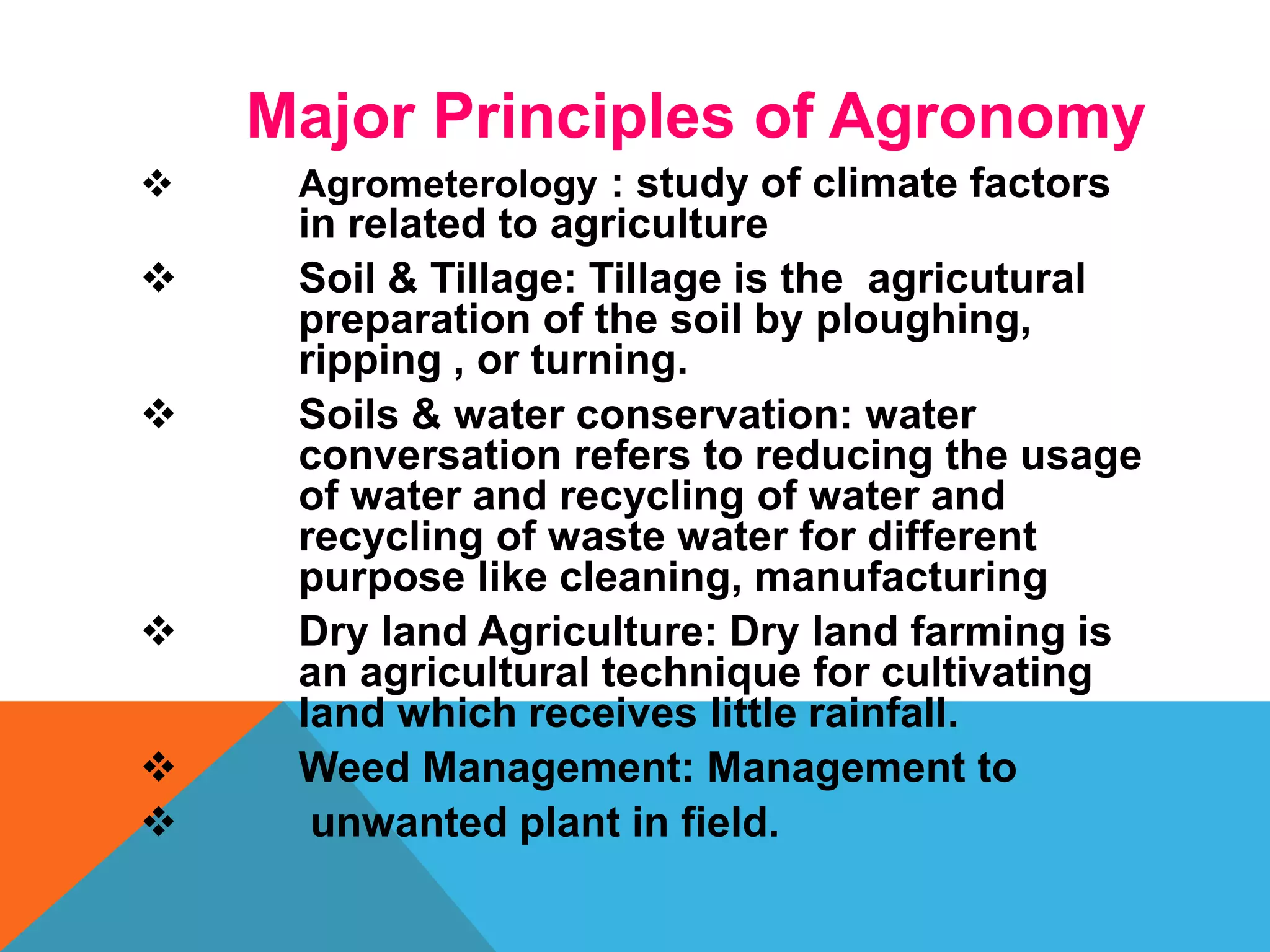 Agronomy presentation | PPTX