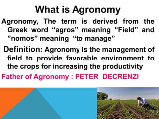 Agronomy presentation | PPT